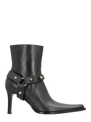 BALENCIAGA Pointed-Toe Boots With Studded Strap
