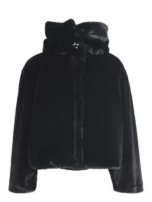 Perfect Moment Faux Fur Hooded Jacket - Black