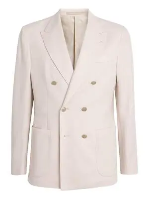 ELEVENTY Wool Double-breasted Blazer
