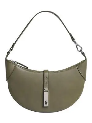 Polo Ralph Lauren Leather Id Shoulder Bag - Green