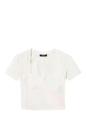 TWINSET Square-neck T-shirt - White