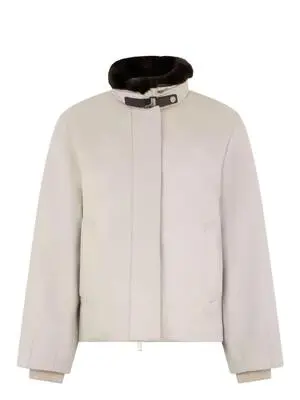 MOORER Concealed-fastening Jacket - Neutrals