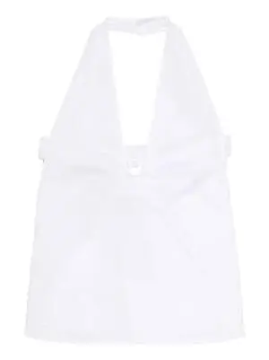 Gimaguas Elise V-neck Top - White