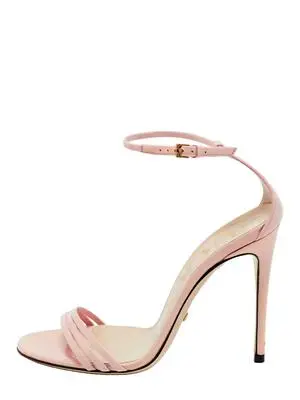 Gucci Patent-leather Heeled Sandals - Pink