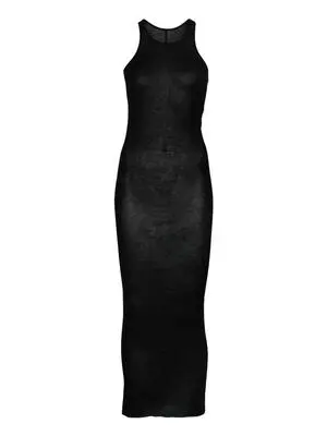 Rick Owens Racerback Midi Dress - Black