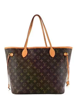 LOUIS VUITTON Neverfull Mm Monogram Canvas Tote Bag - Brown