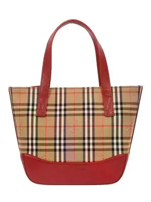 Burberry 1990-2000s Check-print Tote - Neutrals