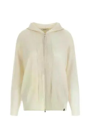 Max Mara Knitted Zip Hoodie - Neutrals