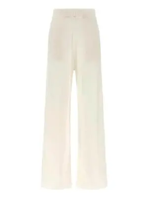 Max Mara Ribbed Cashmere Trousers - Neutrals