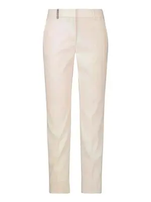 Peserico Belt-loops Cigarette Trousers - Pink