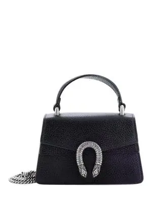 Gucci Dionysus Mini Top Handle Satchel - Black