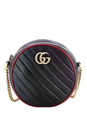 Gucci Gg Marmont Mini Crossbody Bag - Black