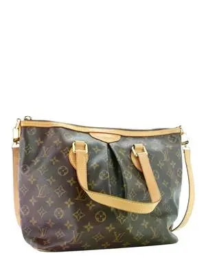 LOUIS VUITTON Palermo Handbag Monogram Canvas Pm Tote - Brown
