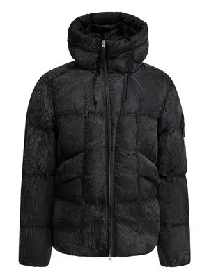Stone Island Hooded Puffer Jacket - Black