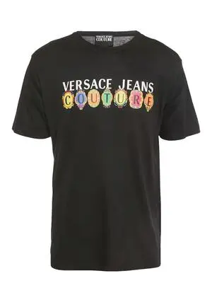Versace Logo-print T-shirt - Black