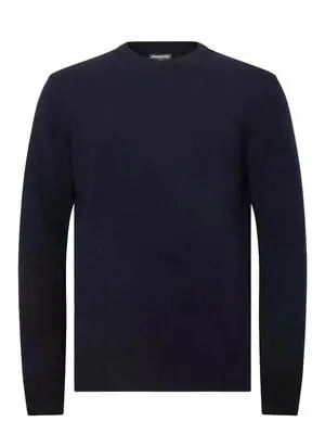 FRANZESE COLLECTION Ribbed Crew-neck Sweater - Blue