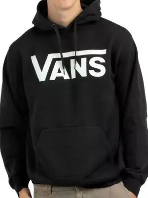 VANS Logo-print Hoodie - Black