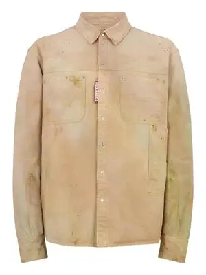 Dsquared2 Garment Dyed Carpenter Shirt - Neutrals