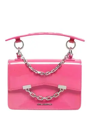 Karl Lagerfeld K/karl Seven Patent-leather Top-handle Bag - Pink