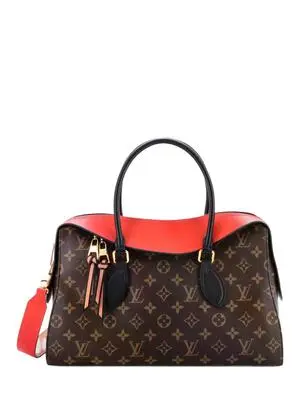 LOUIS VUITTON Tuileries Monogram Satchel - Brown