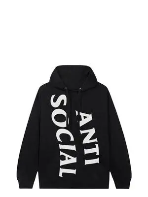 ANTI SOCIAL SOCIAL CLUB Vertical Horizon Hoodie - Black