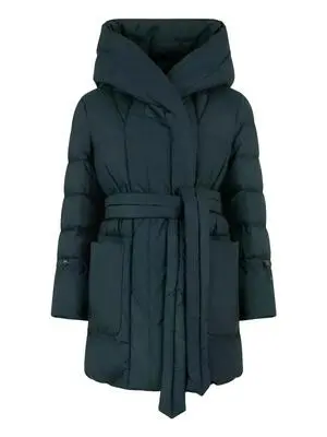 MOORER Osiride Hooded Padded Coat - Green