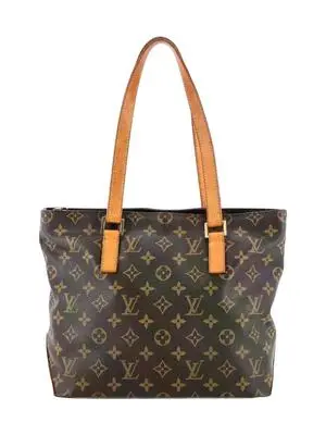 LOUIS VUITTON Cabas Piano Monogram Canvas Tote Bag - Brown