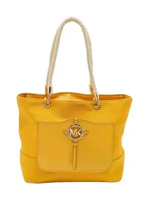 Michael Kors Logo Detail Shoulder Bag - Yellow