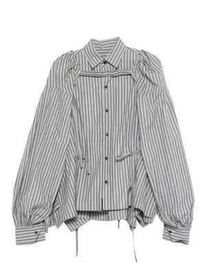 Yohji Yamamoto Striped Shirt - Grey
