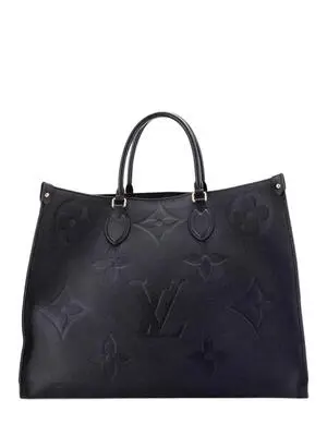 LOUIS VUITTON Onthego Monogram Empreinte Giant Gm Tote Bag - Black
