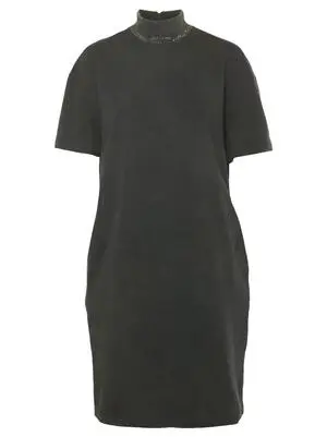 Brunello Cucinelli Collar-embellished Dress - Grey