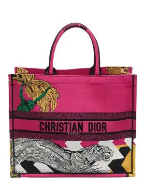 Dior Printed Tote Bag - Pink
