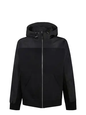 Givenchy Hooded Zip Up - Black