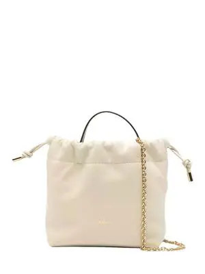 Chloé Icons Drawstrings Chain-strap Mini Bag - Neutrals