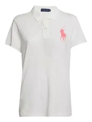 Polo Ralph Lauren Logo-embroidered Polo Top - White