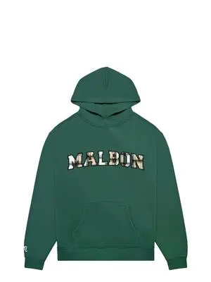 MALBON Fresque Preston Logo Hoodie - Green