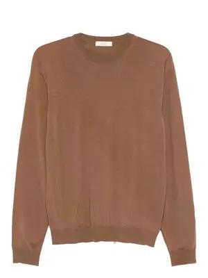 SLOWEAR Crewneck Sweater - Brown