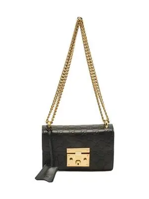 Gucci Small Padlock Shoulder Bag - Black