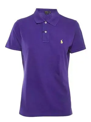 Polo Ralph Lauren Logo-embroidered Polo Shirt - Purple