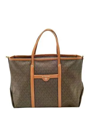 Michael Kors Logo-pattern Tote Bag - Brown