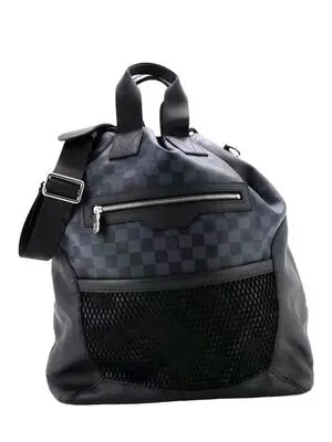 LOUIS VUITTON Matchpoint Hybrid Damier Cobalt Backpack - Black