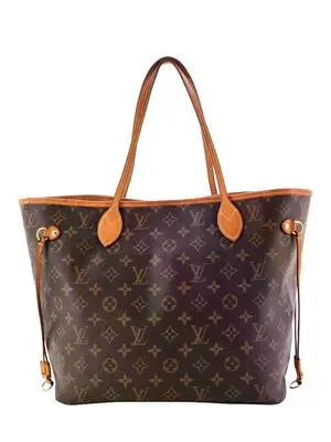 LOUIS VUITTON Neverfull Mm Tote Bag Monogram Canvas - Brown