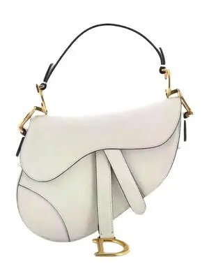 Dior Saddle Mini Shoulder Bag Leather - White