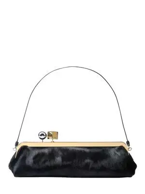 Jacquemus Salon Top-handle Clutch - Black