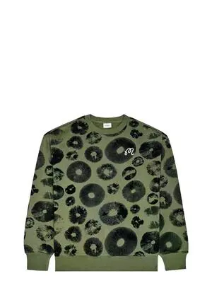 MALBON Range Foraging Mushroom Sweatshirt - Green
