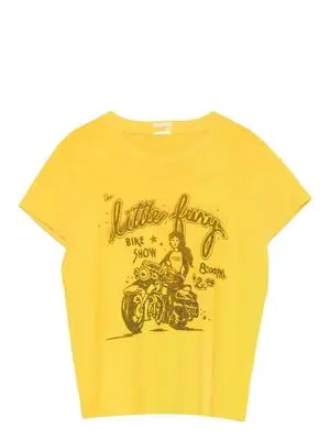 MOTHER Printed T-shirt - Yellow