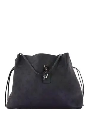 LOUIS VUITTON Boundless Handbag Mahina Leather - Black