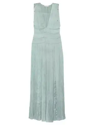 Ulla Johnson Tasneem V-neck Maxi Dress - Green