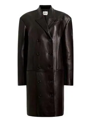 Khaite Andors Double-breasted Coat - Black