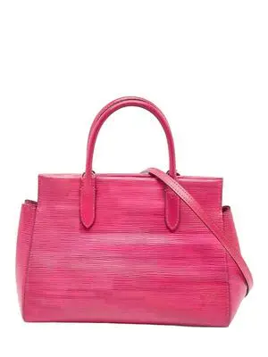LOUIS VUITTON Bb Marly Leather Tote Bag - Pink